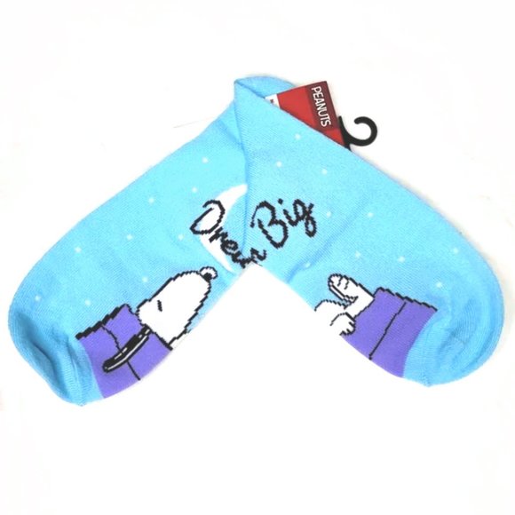 Snoopy | Accessories | 35 Peanuts Snoopy Dream Big Socks | Poshmark